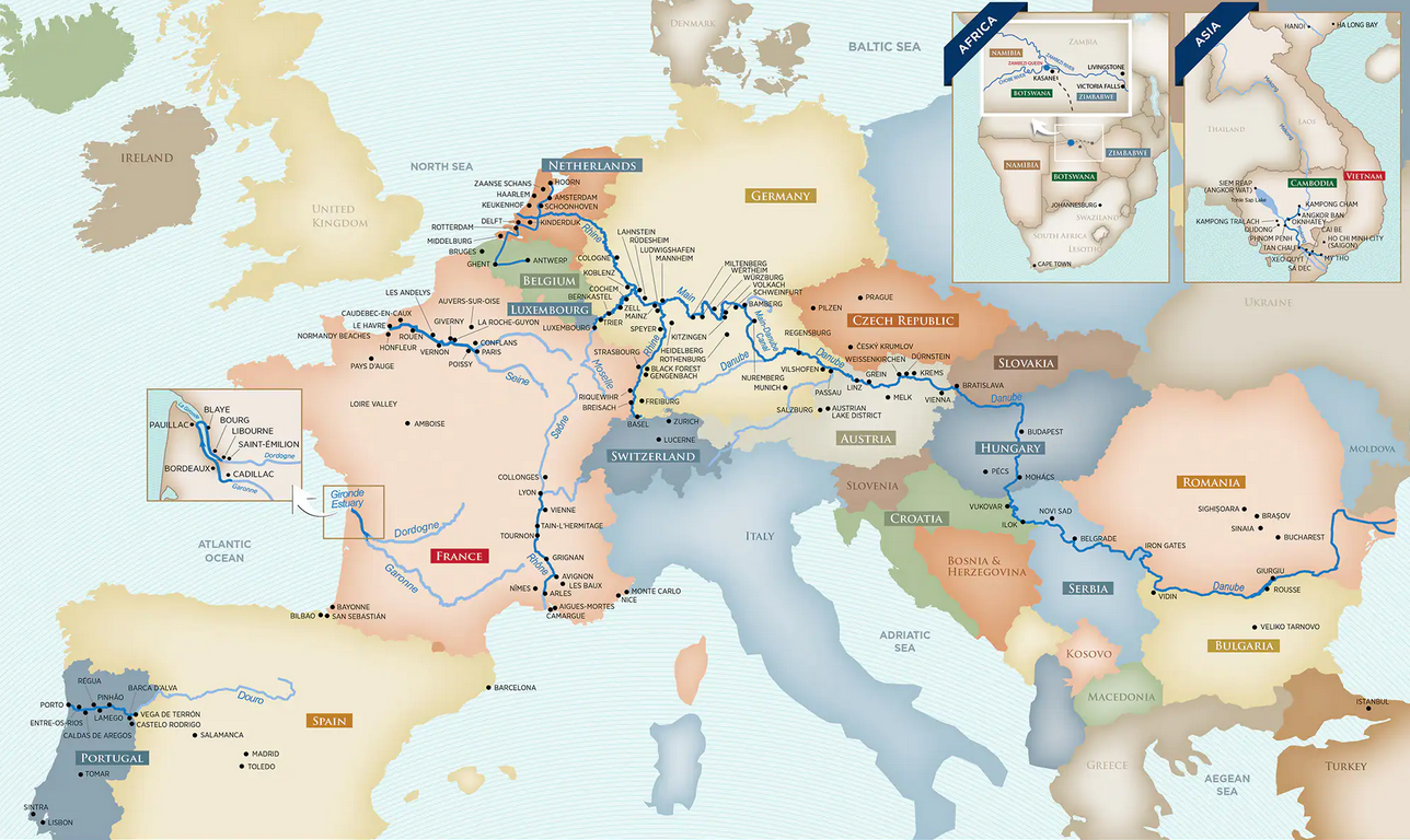 An Overview of Europe’s Rivers – Easy Breezy Journeys